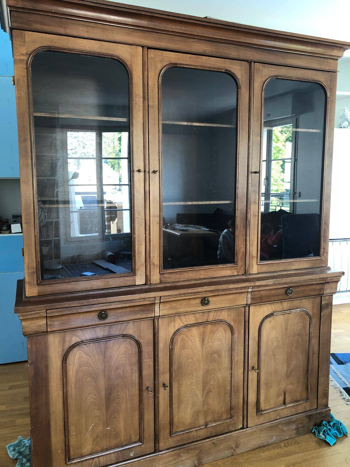 Buffet vaisselier vitrine ancien | Selency