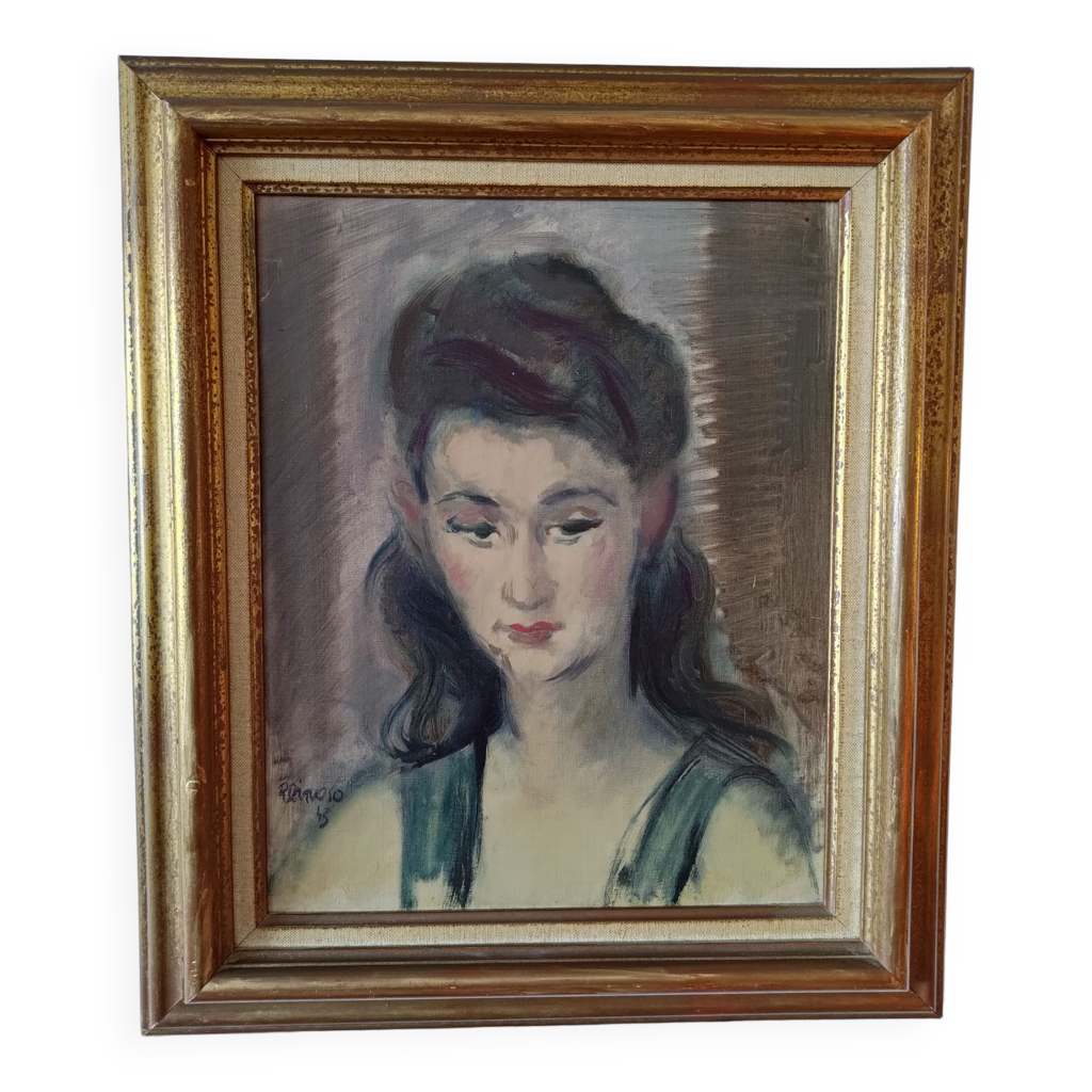 Portrait à l'huile 1943 | Selency