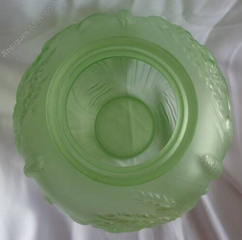 Jobling B2 Oiseau et Maïs Vase Ouraline Verre | Selency