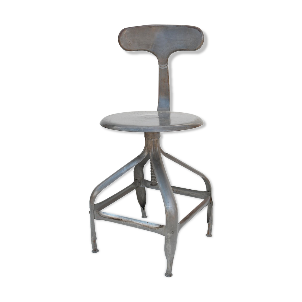 Chaise en métal industriel | Selency