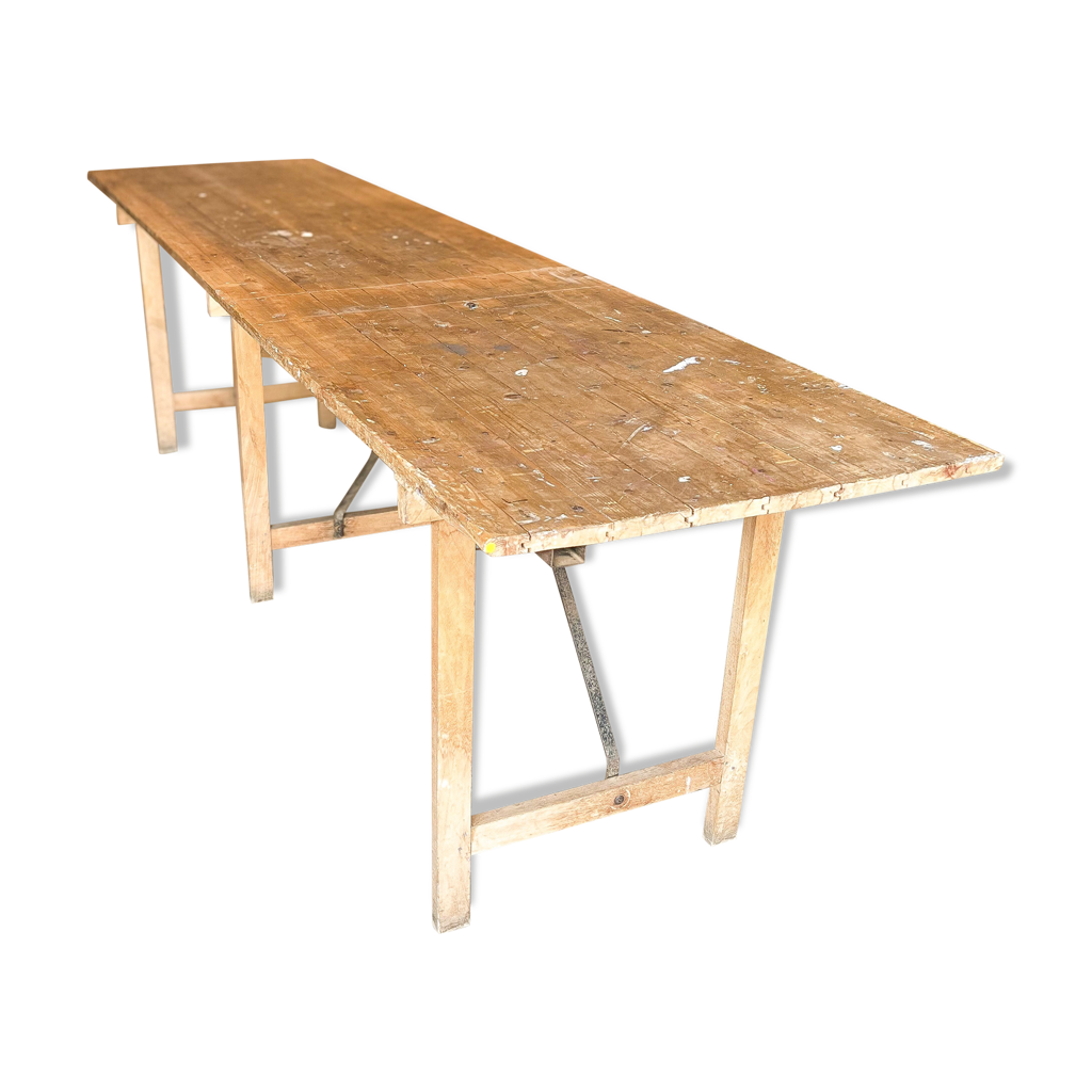 Ancienne table de guinguette pliante | Selency