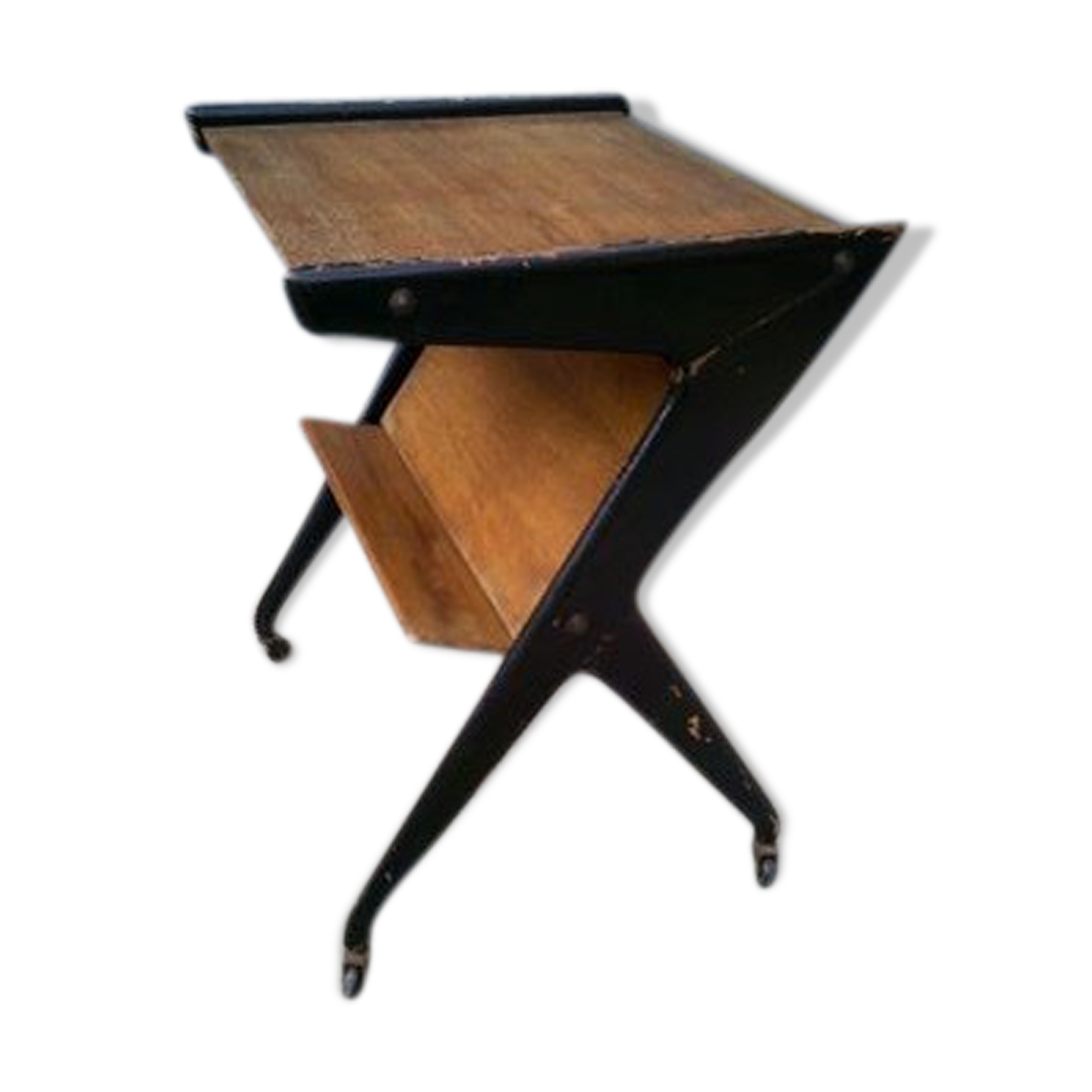 Table télé vintage en chêne | Selency