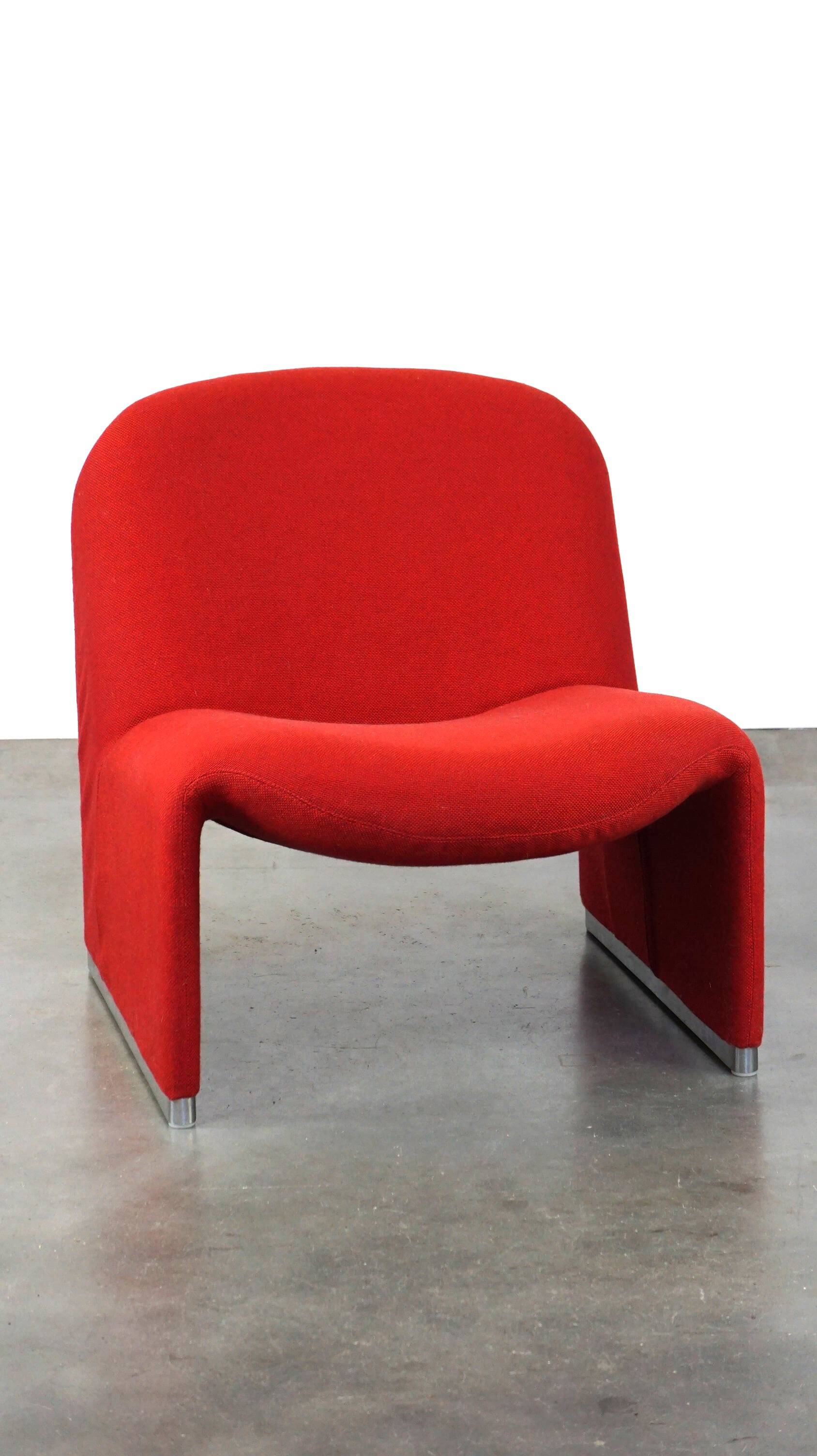 Fauteuil design vintage rouge | Selency