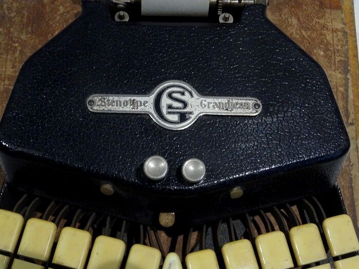 Machine à écrire sténotype grandjean | Selency