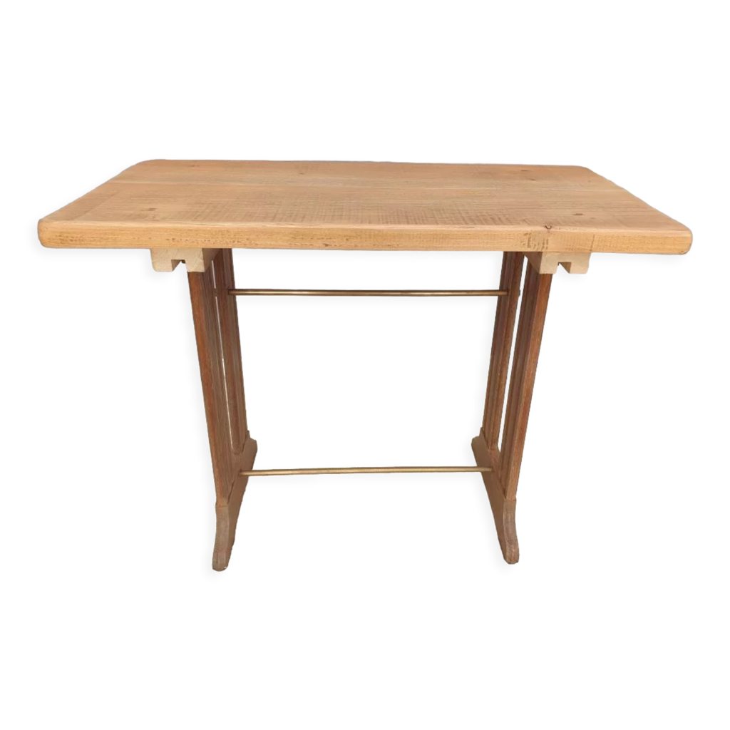 Table d'estaminet guinguette restaurée | Selency