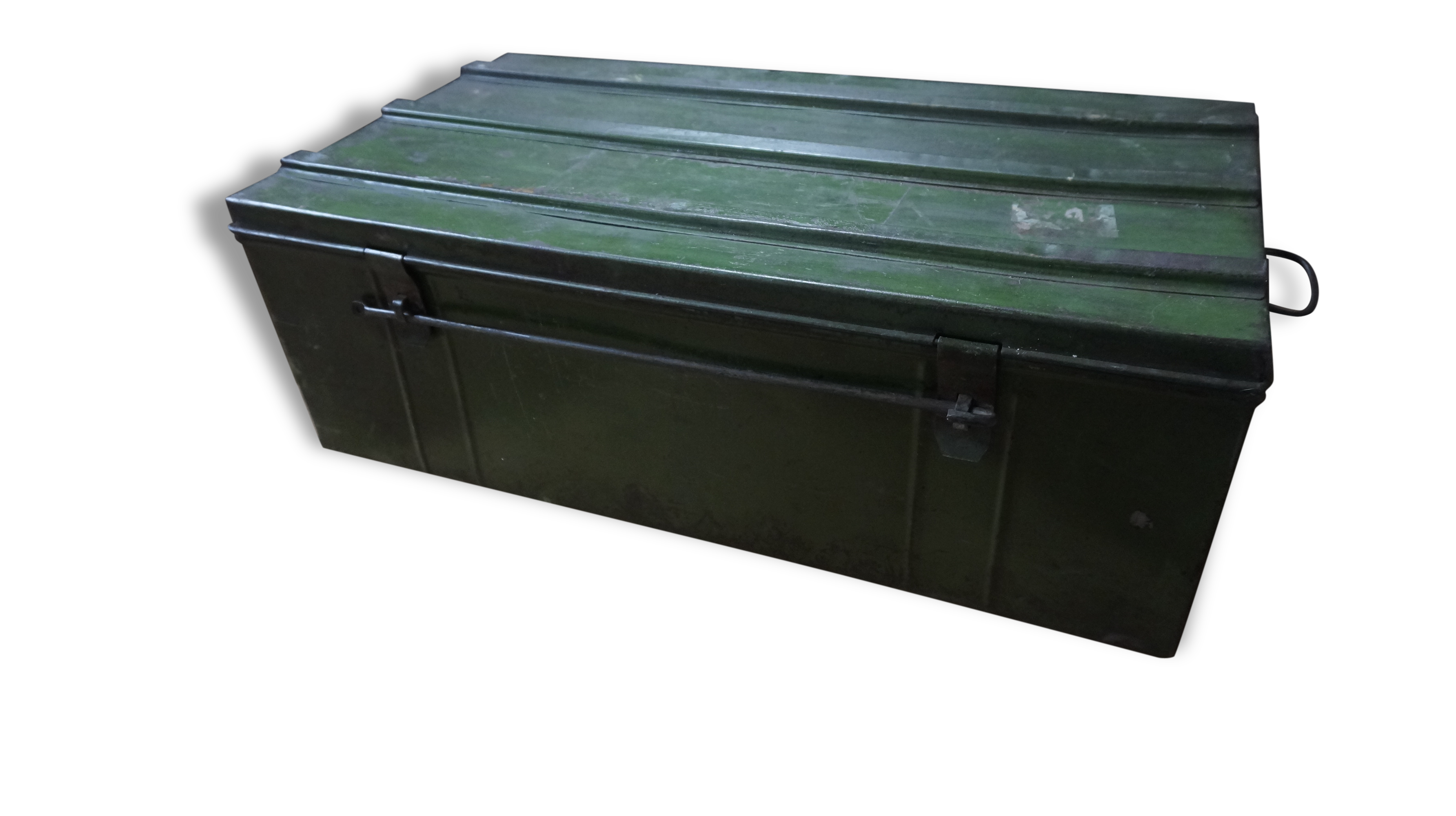 Ancienne cantine/ malle militaire en metal | Selency