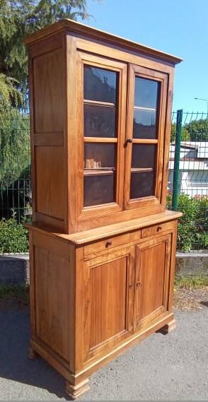 Buffet vaisselier ancien 2 corps | Selency