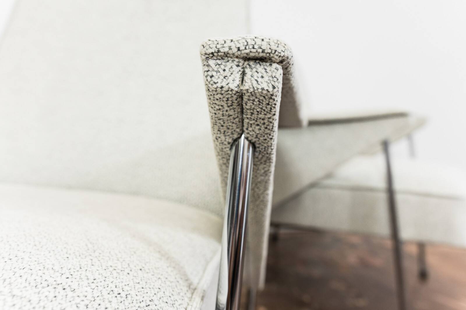 Fauteuils vintage en métal « Bat » par Wchód Zadziele, Pologne, années ...