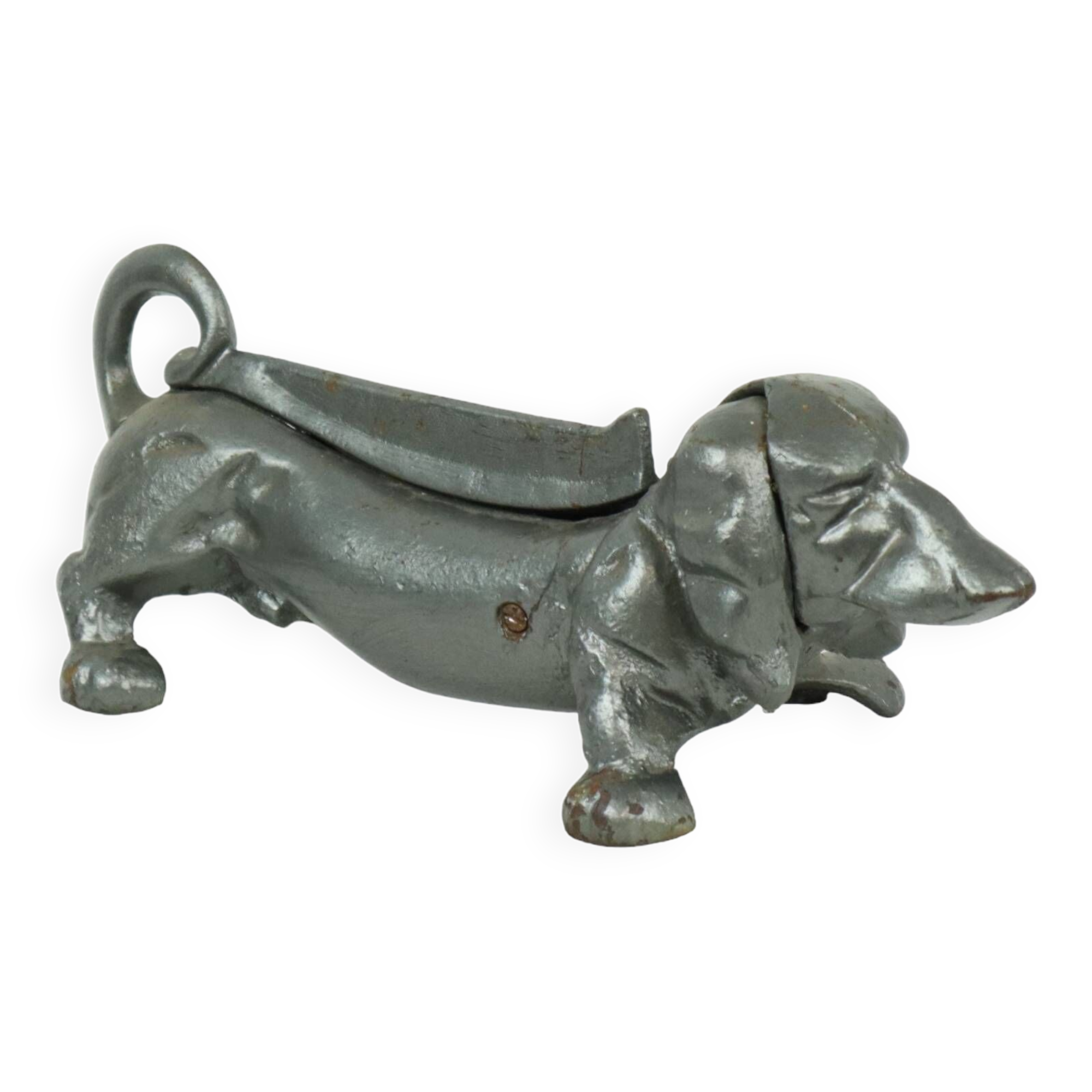 Grattoir à chaussures en fonte Vintage, teckel lourd, butée de porte ...