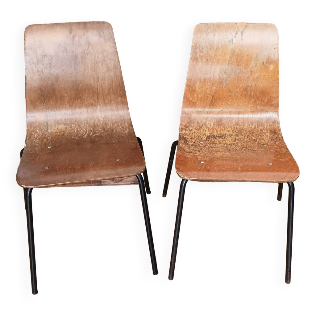 chaises Papyrus signées Pierre Guariche | Selency