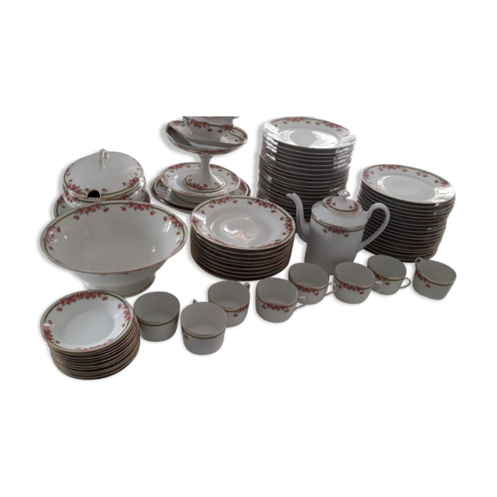 Service en porcelaine J.C Limoges France | Selency