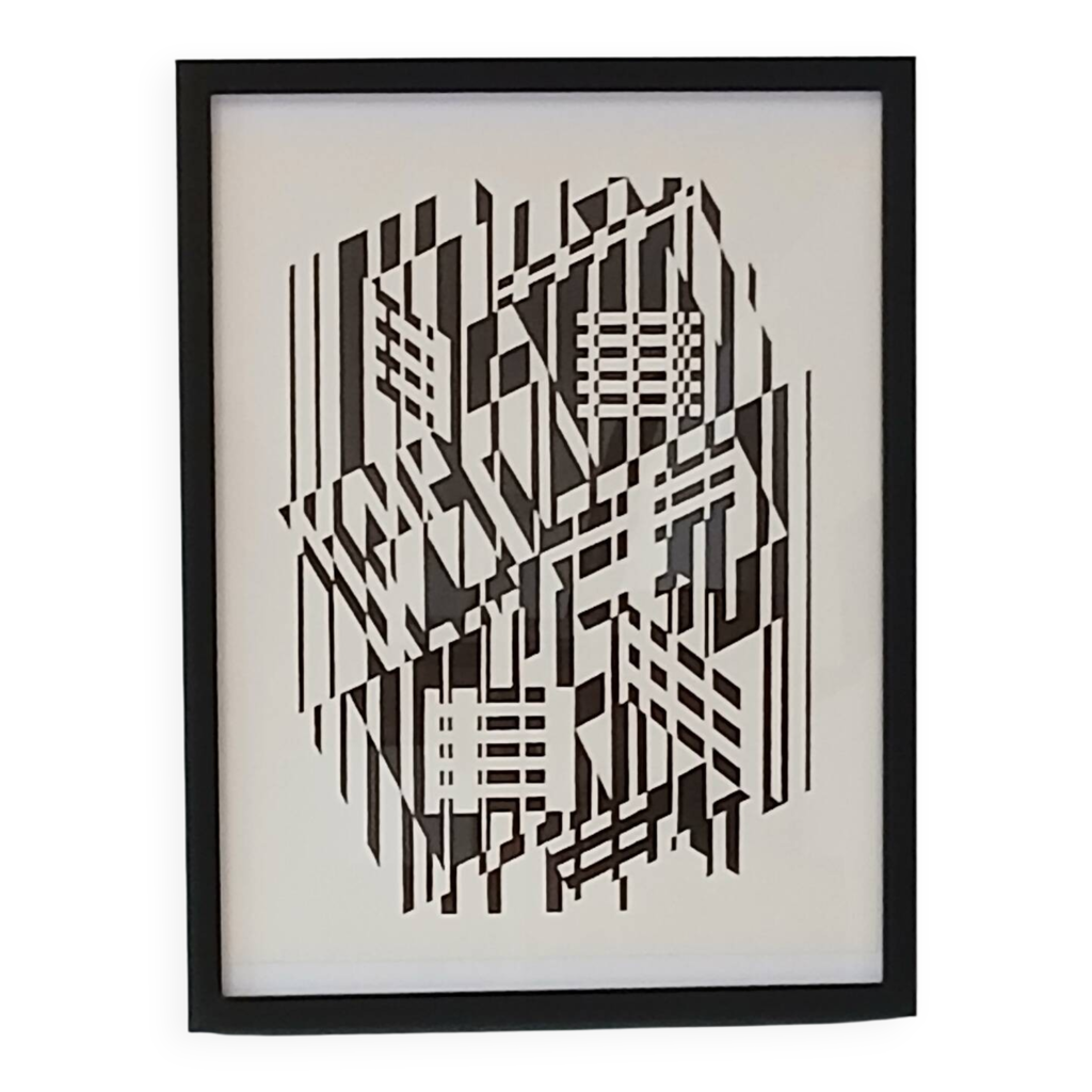 Victor Vasarely d'après œuvre AFA 1955 | Selency