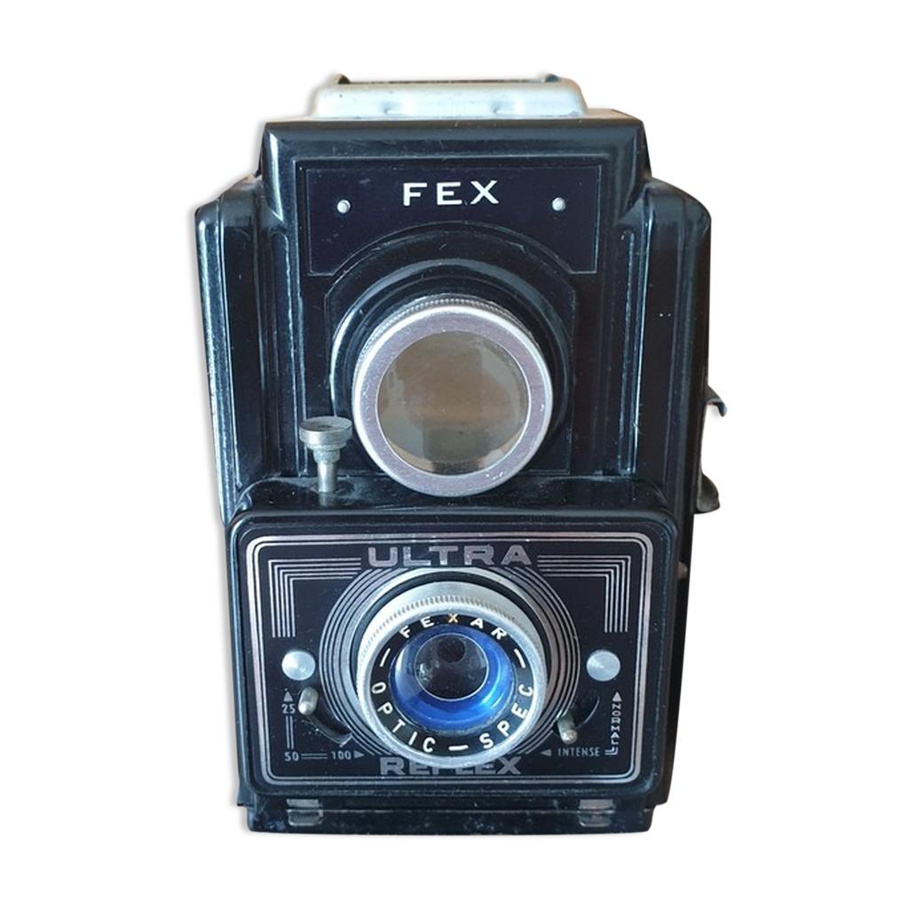 Appareil photo ancien Fex Ultra Reflex France, 1952 | Selency