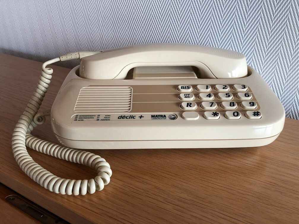 Téléphone vintage Matra Déclic des années 90 | Selency