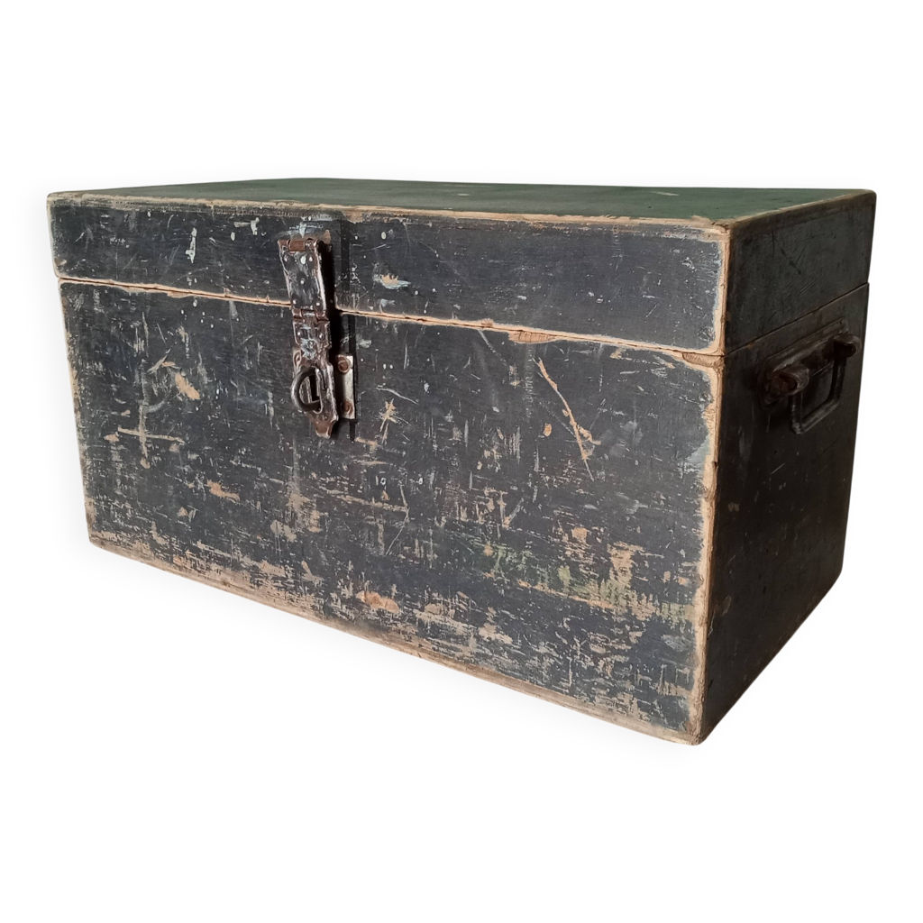 Coffre en bois vintage années 50/60 | Selency