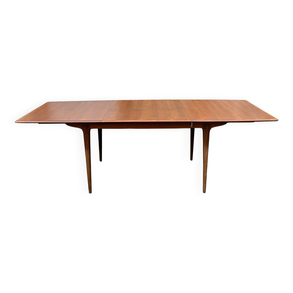 Table à manger scandinave extensible 1960 vintage | Selency