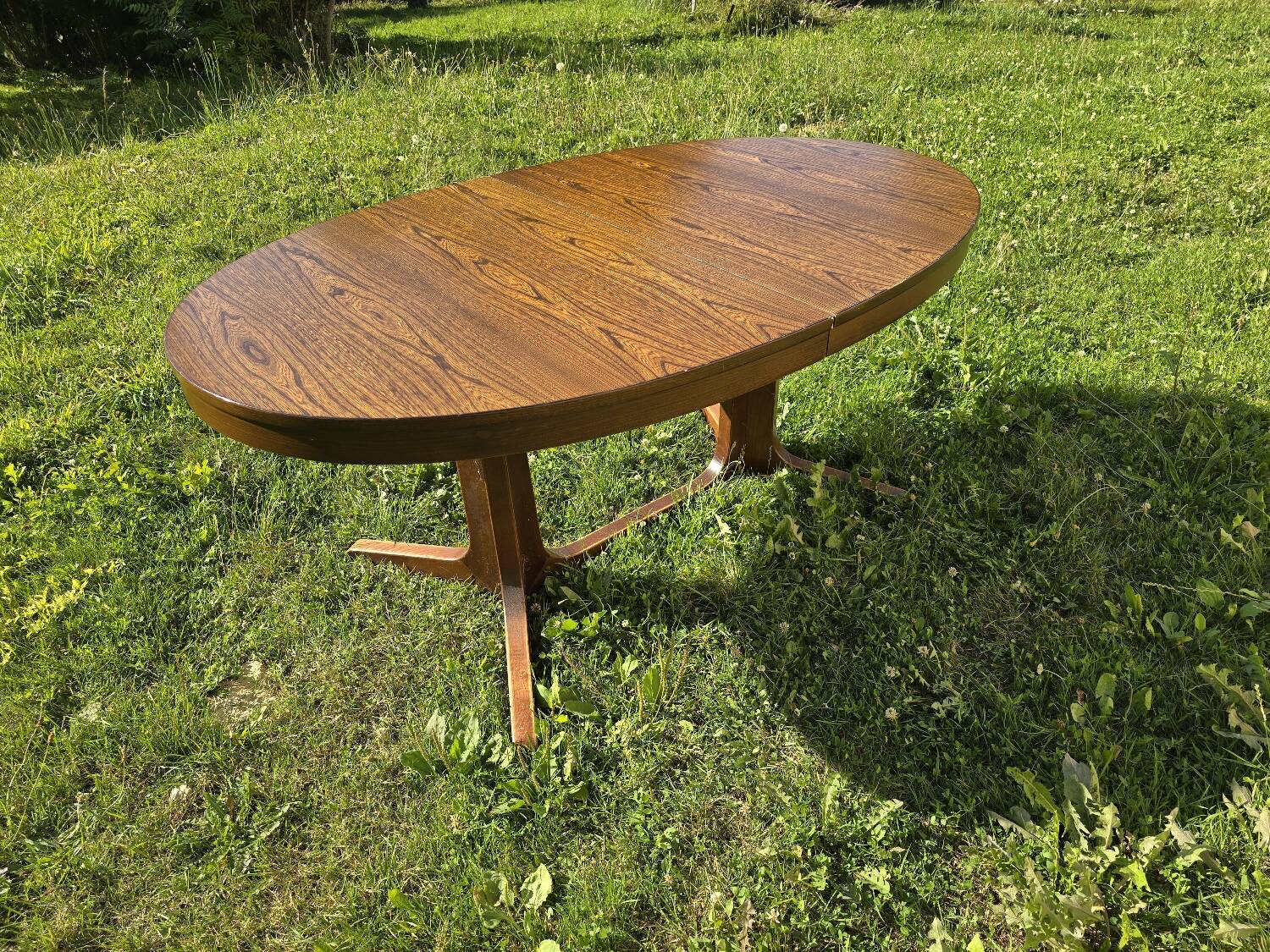 Table ovale extensible Baumann 1960 style scandinave | Selency