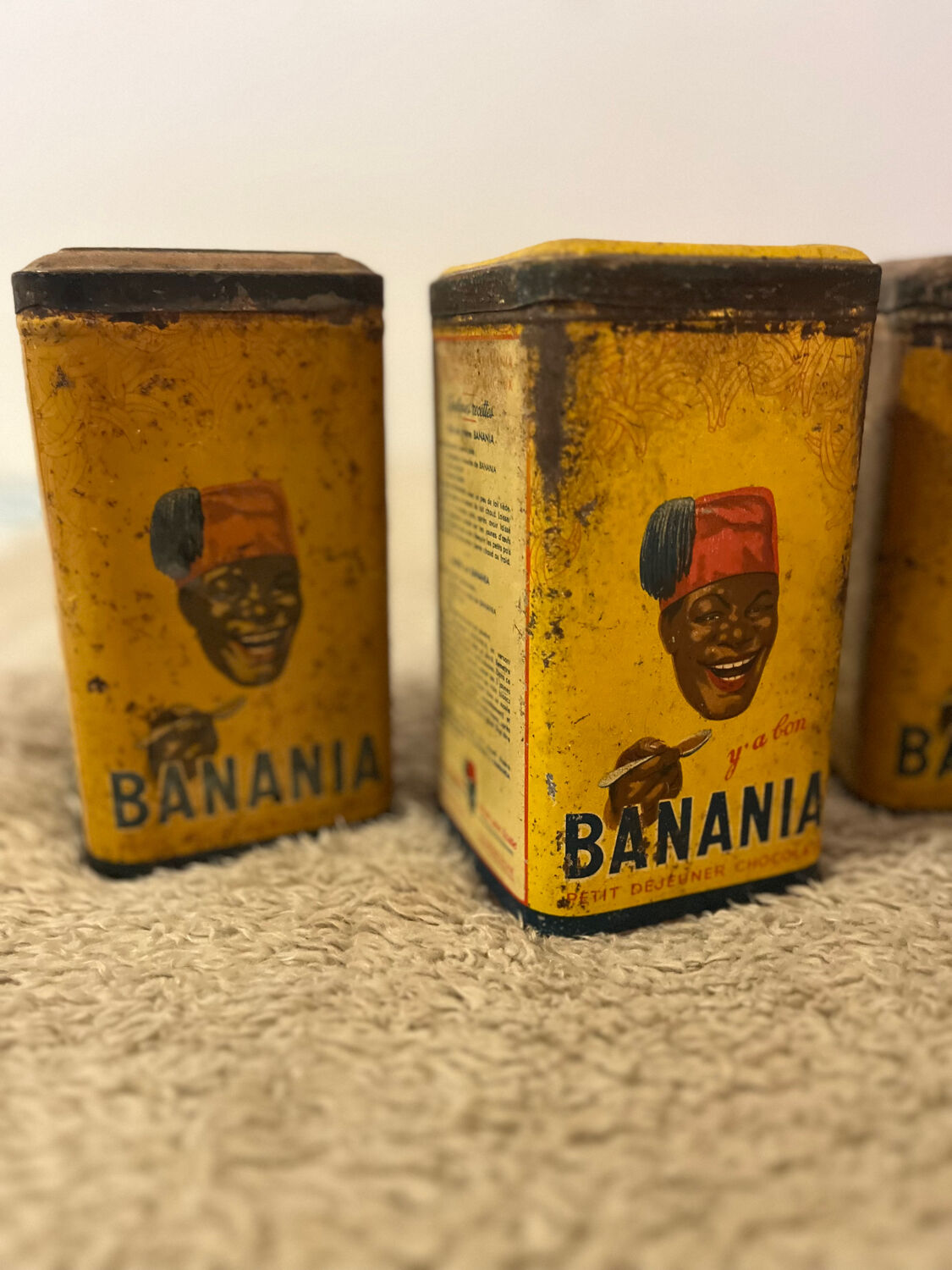 Lot de boîtes Banania en métal | Selency