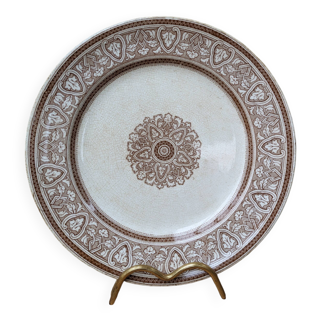 Ancienne petite assiette Mooresque Luneville | Selency