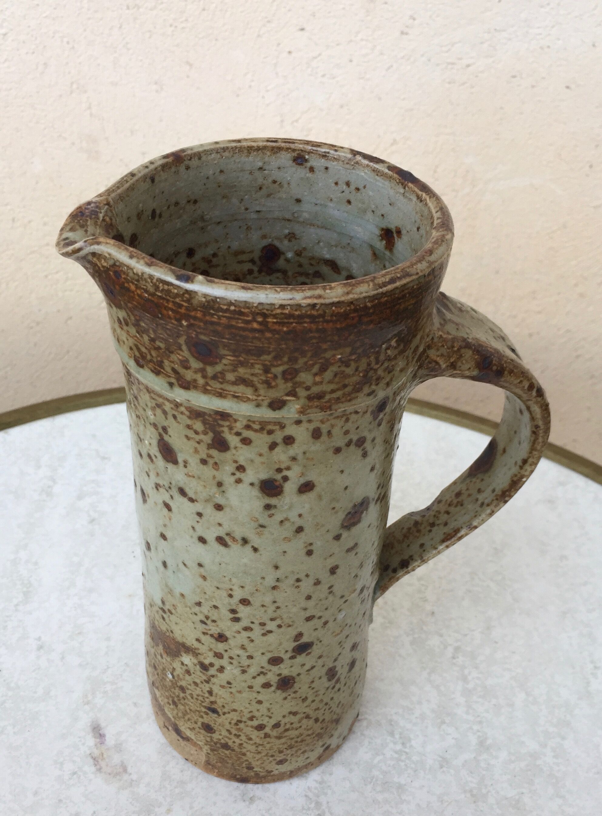 Pichet haut en grès pyrité | Selency