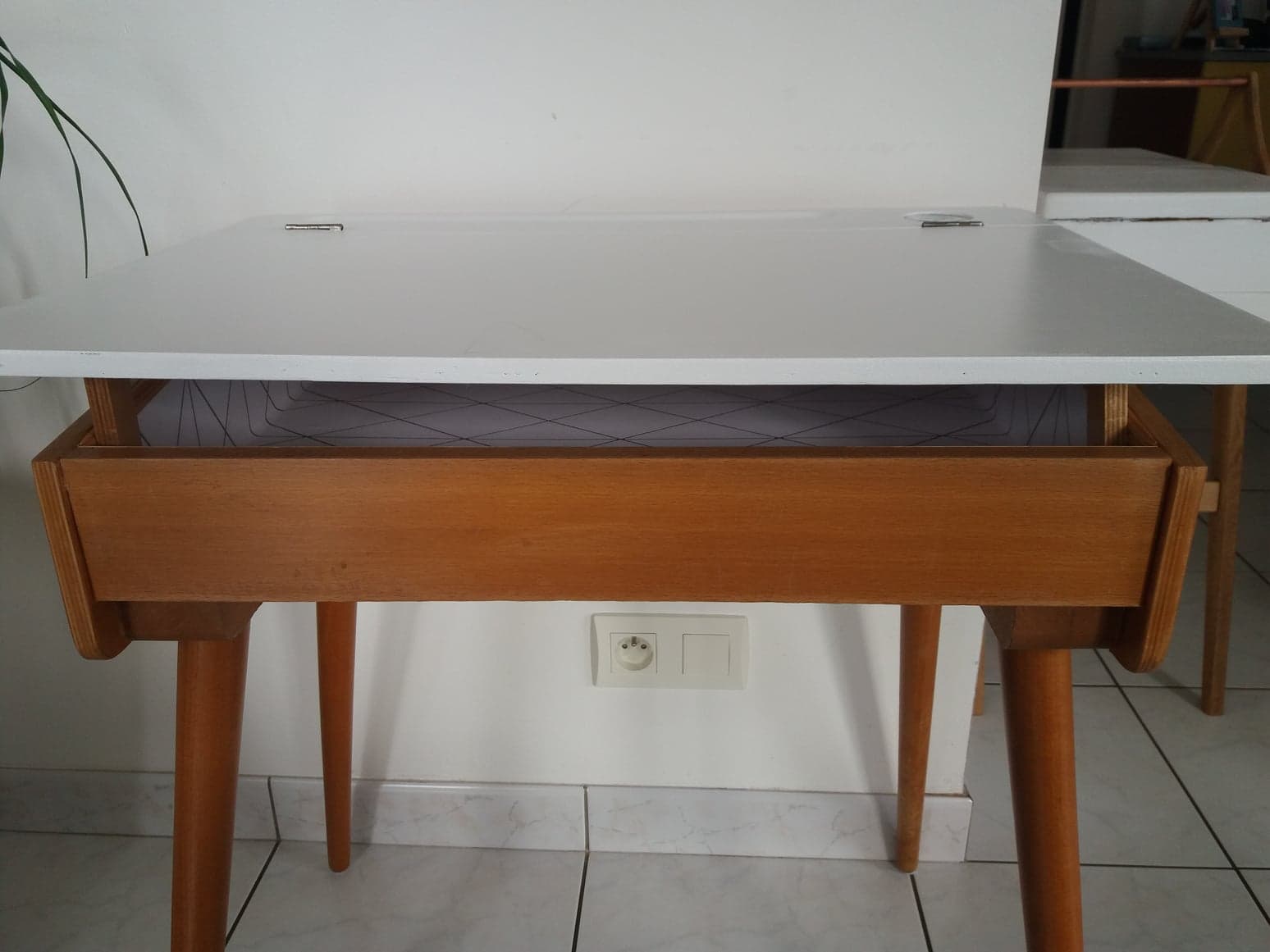 Ensemble bureau enfant vintage des années 50/60 estampillé Baumann ...