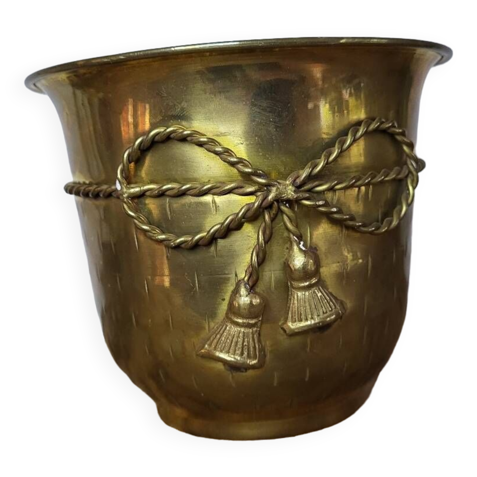 Cache pot Laiton doré | Selency