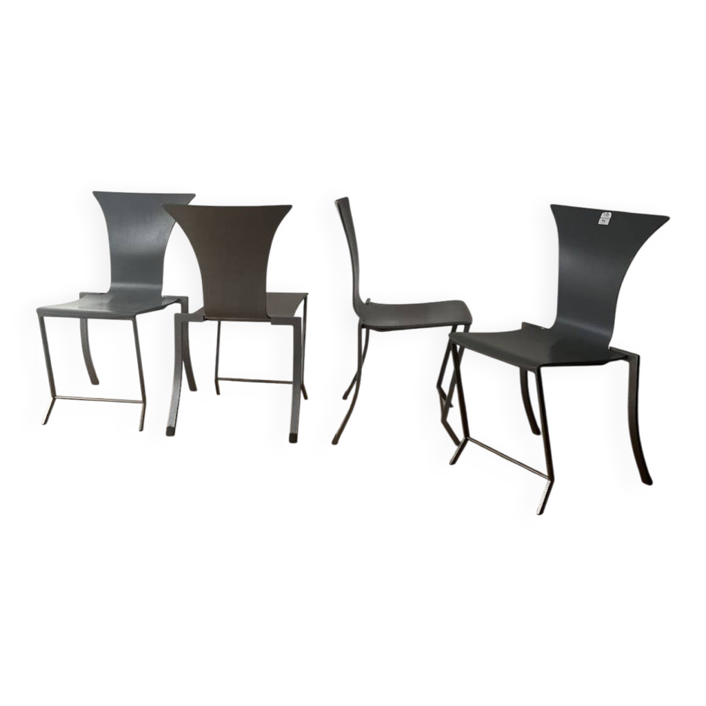 KFF – 4 postmodern dining chairs by Karl Friedrich Förster | Selency