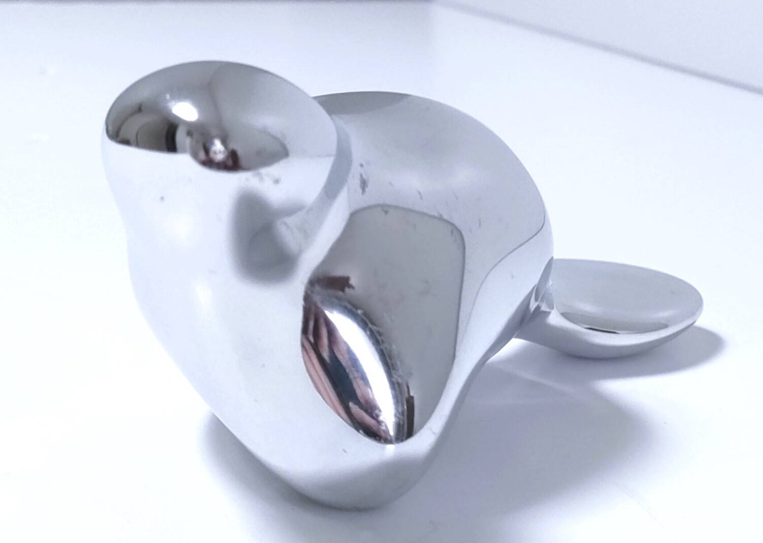 Beaver aluminum paperweight modernist design by Hoselton signed and ...