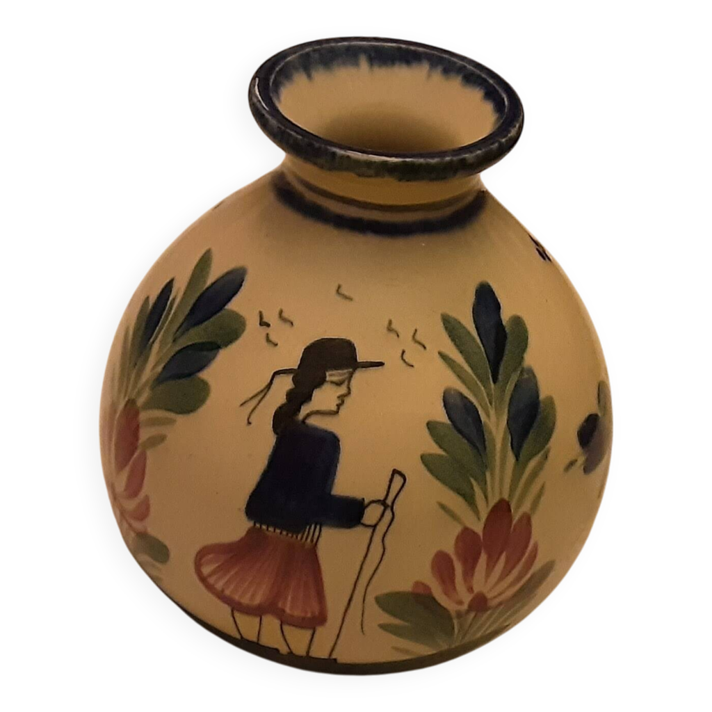 Vase faience quimper henriot | Selency