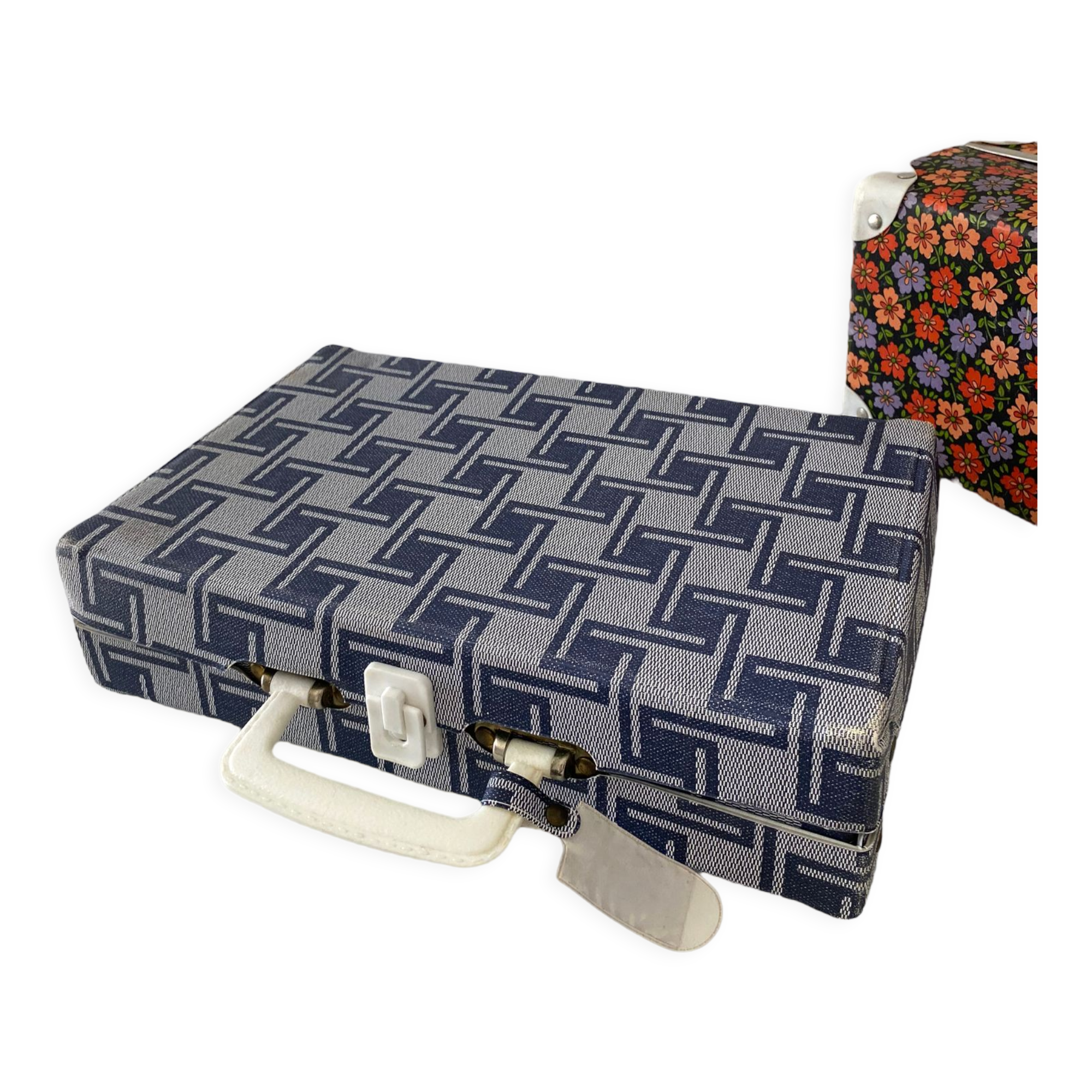 Valisette bleue vintage | Selency