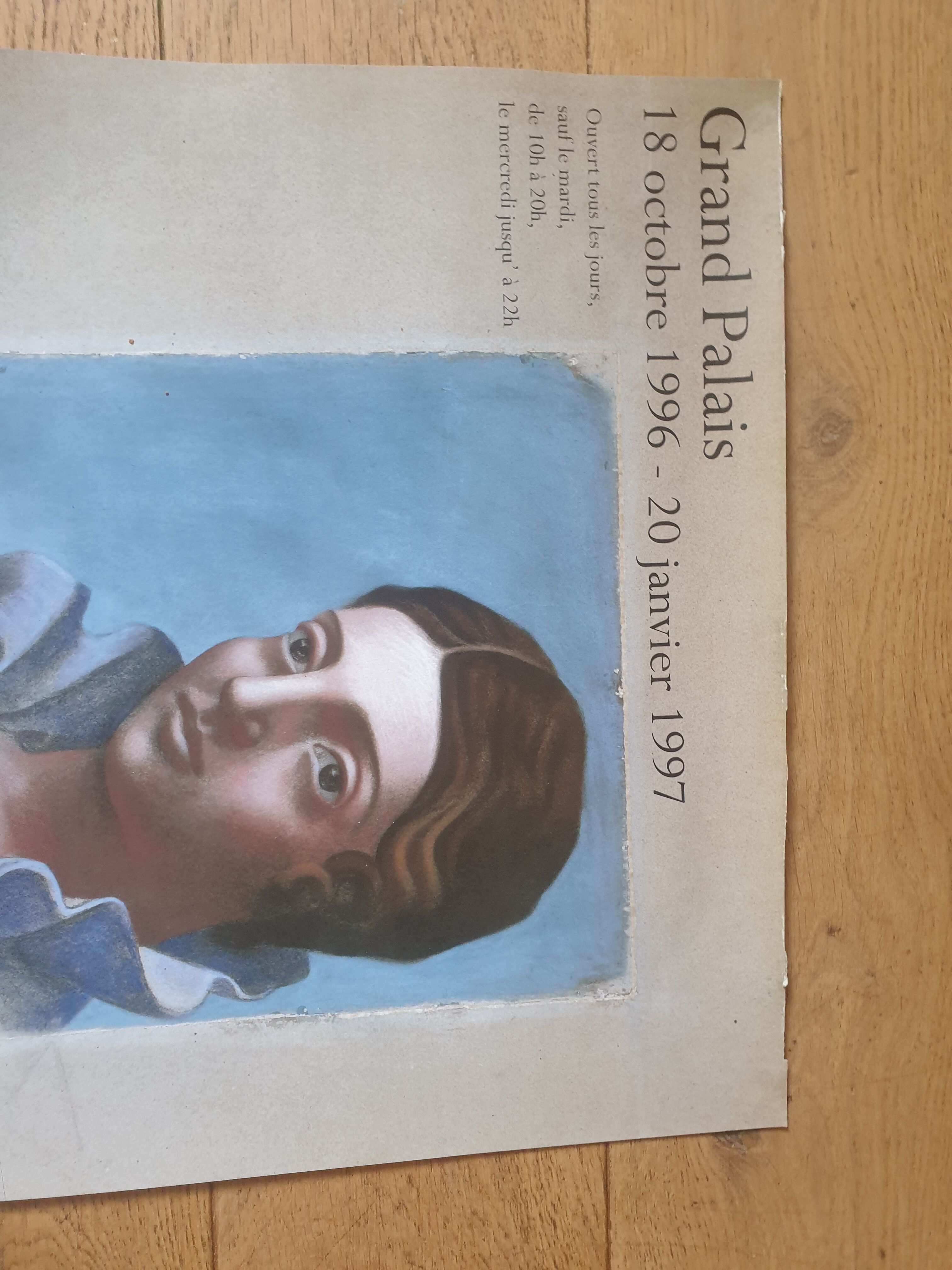 Affiche exposition Picasso et le portrait - Grand Palais 1996-97 | Selency