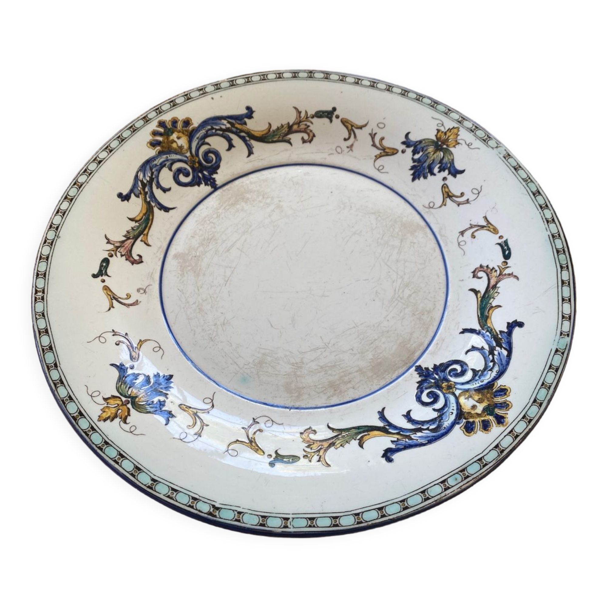 Plat céramique de Gien renaissance | Selency