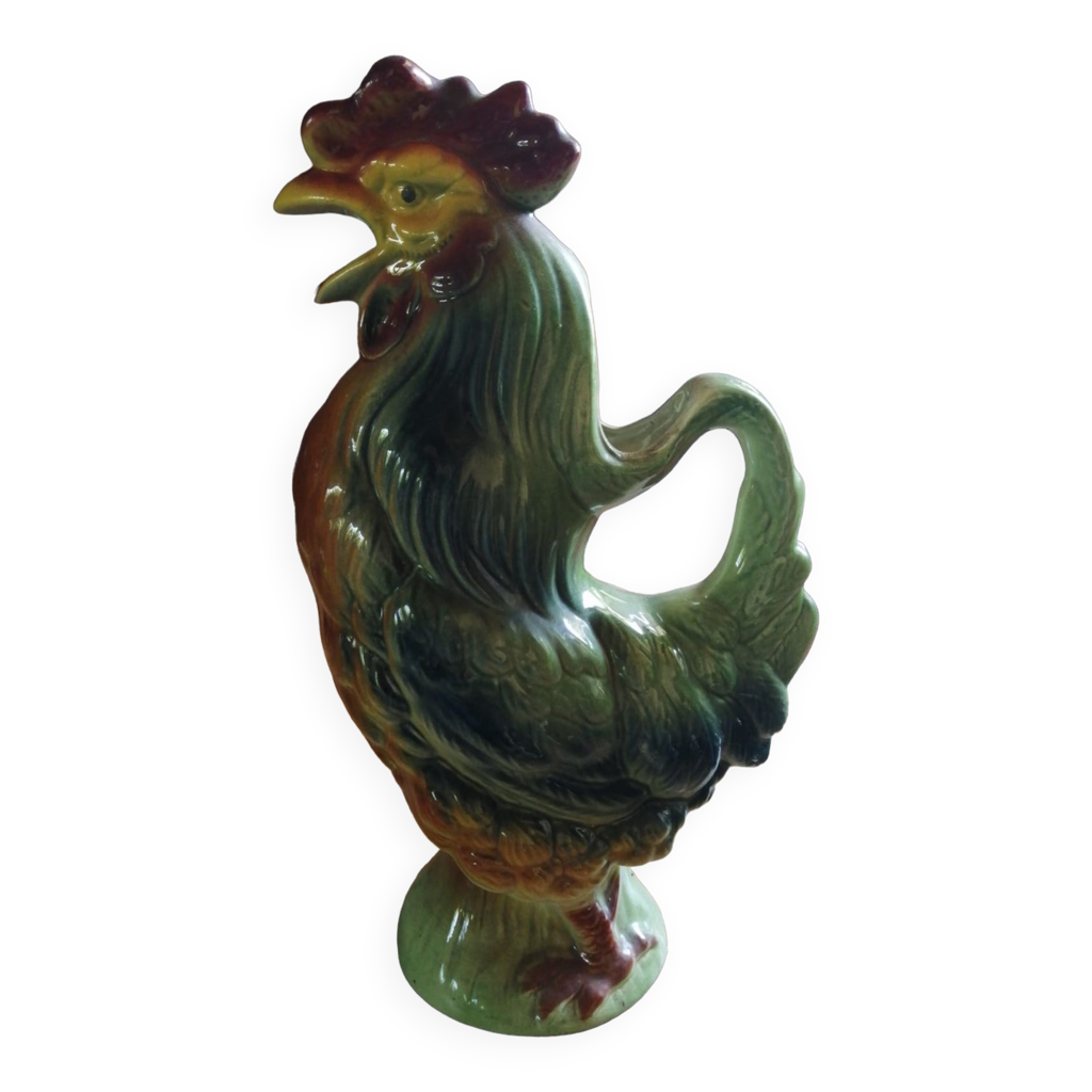 Pichet coq en barbotine de Saint Clément | Selency