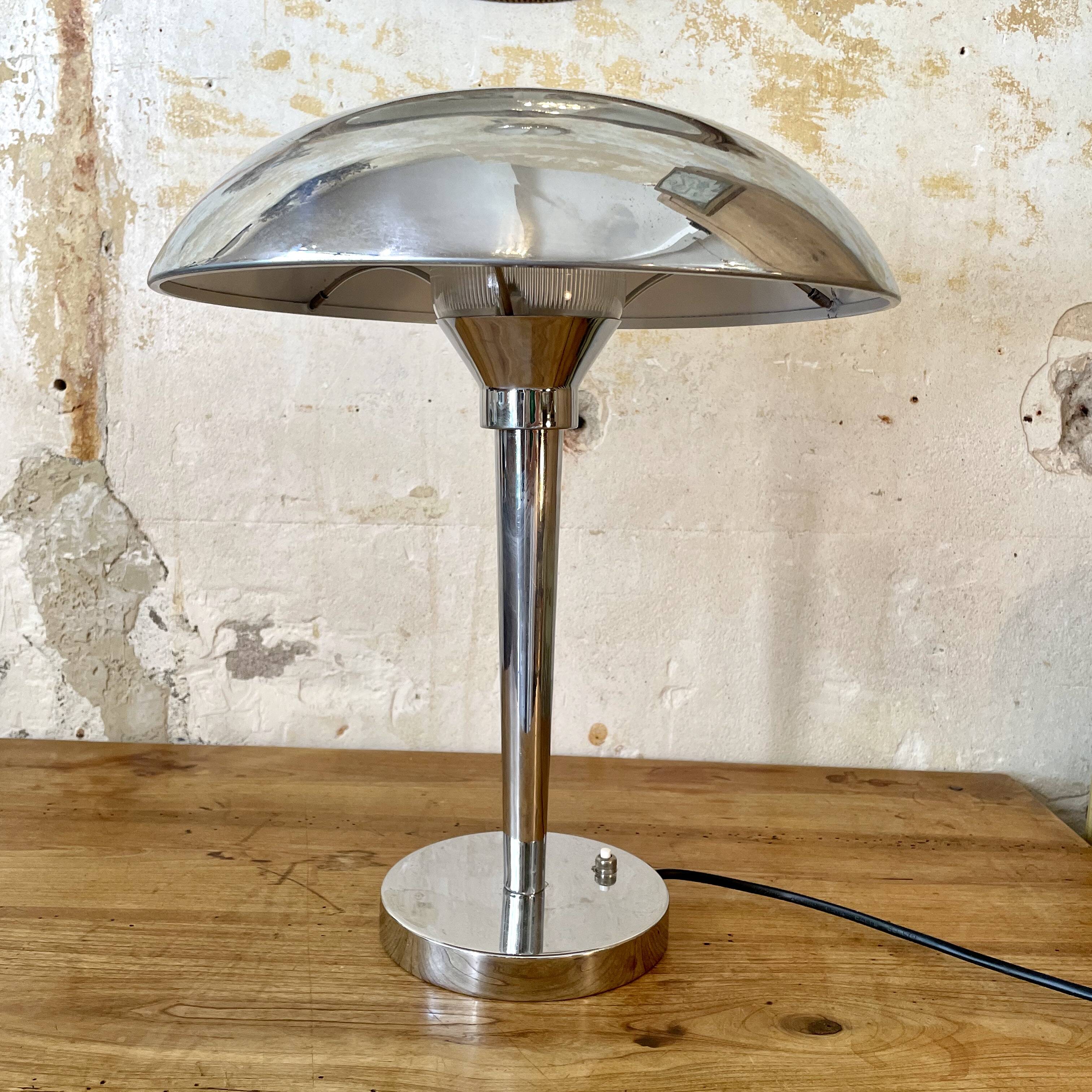 Lampe à poser attribuée à Jean Perzel pour Claude Luminaires | Selency