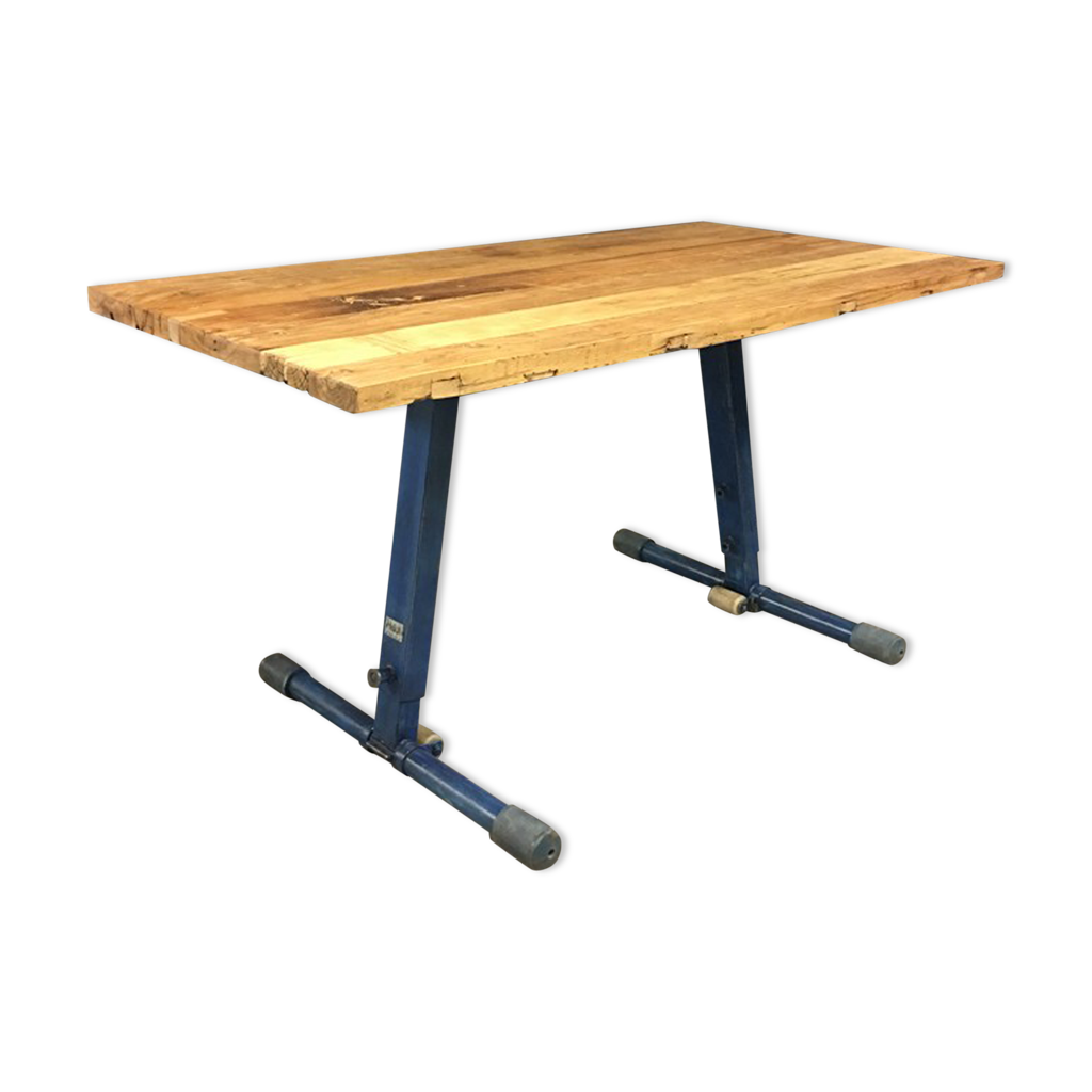 Table réglable en hauteur sur roulettes | Selency