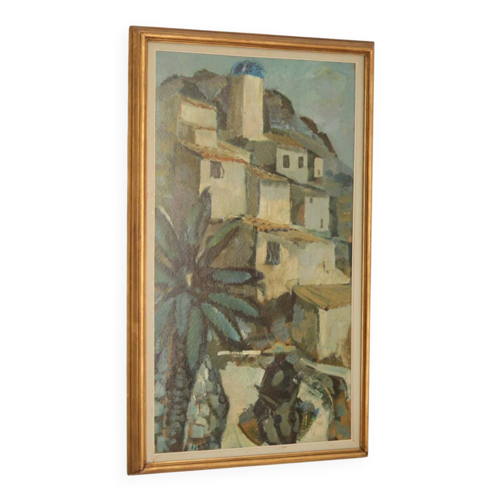 « Motif du village du Sud » de Bertil Wahlberg | Selency