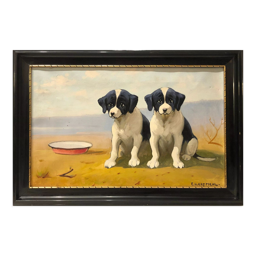 Peinture à l’huile norvégienne des années 1930 par Eilert Mehl | Selency