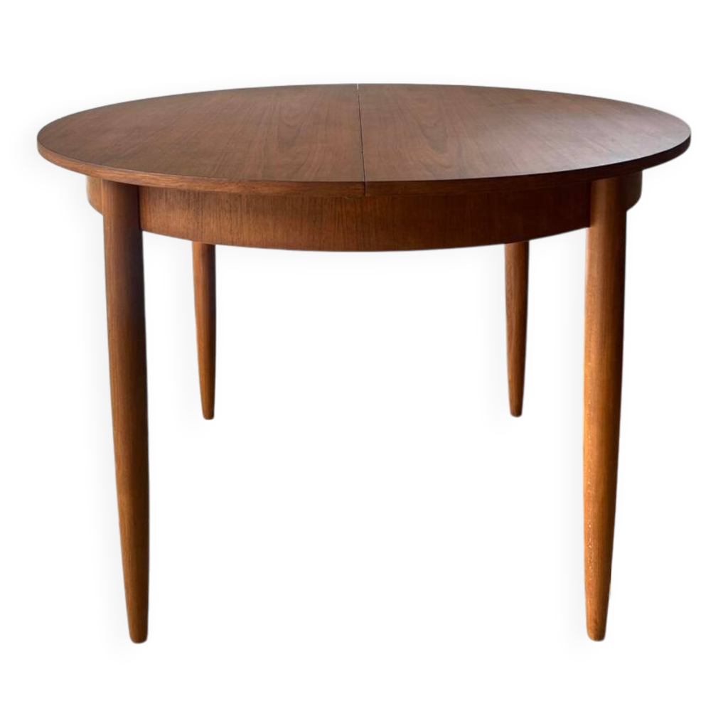 Table ronde extensible Année 1960 | Selency