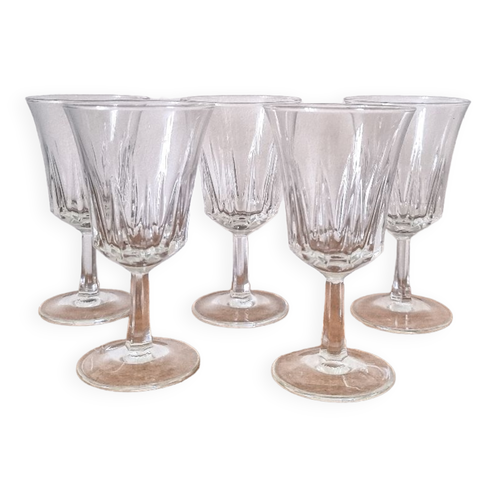 5 verres apéritif modèle Régence, Luminarc | Selency