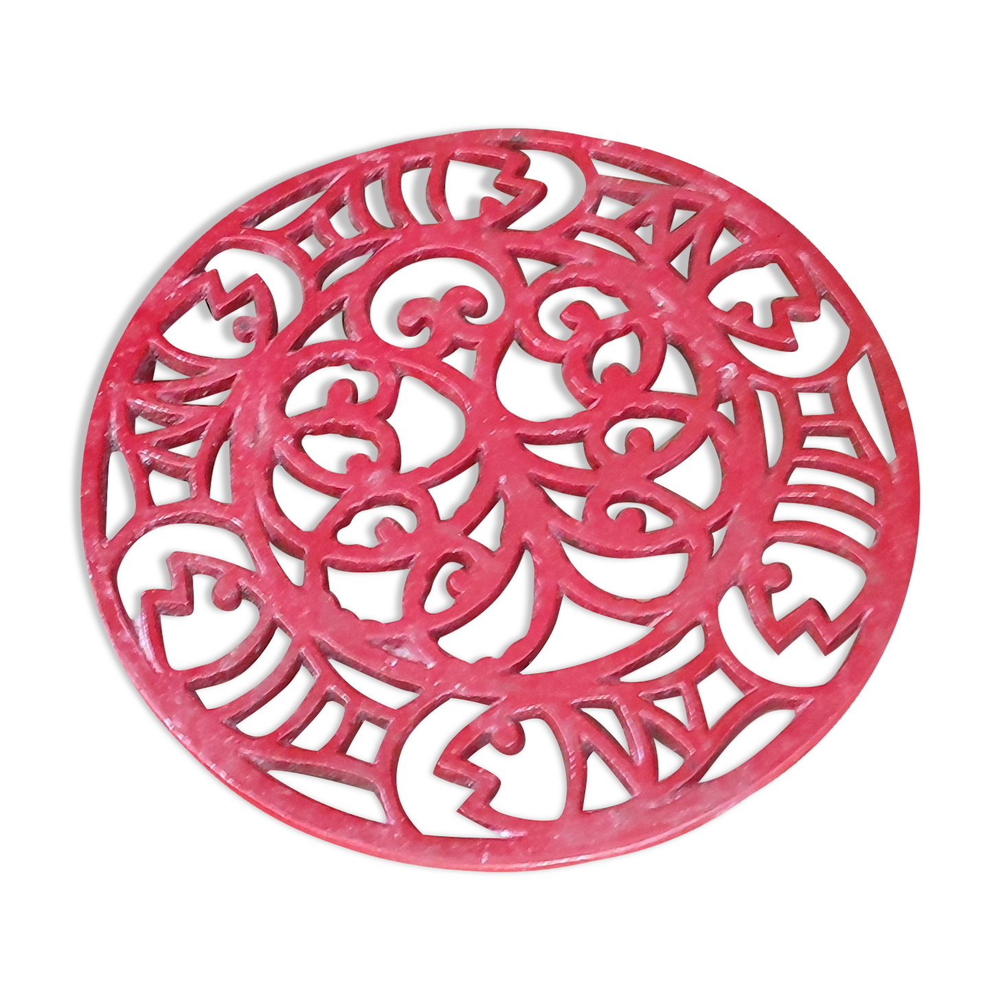 Dessous de plat rouge | Selency