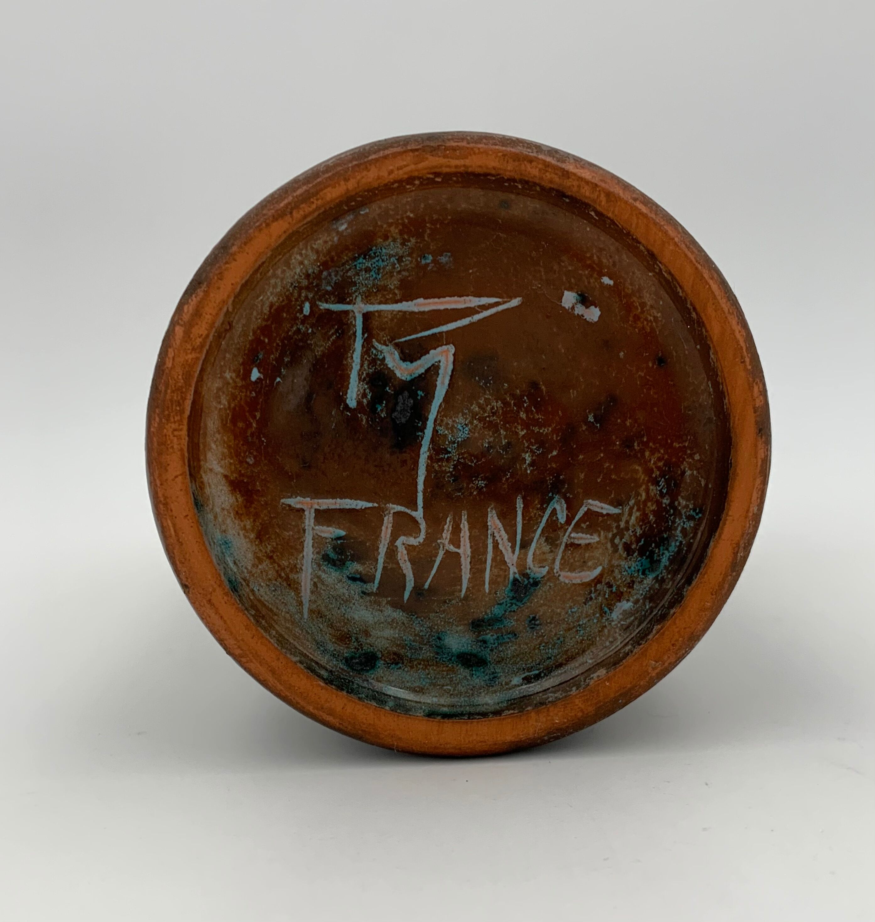 Céramique vintage en terre cuite vernissée, signé Yvon Roy, Ateliers ...