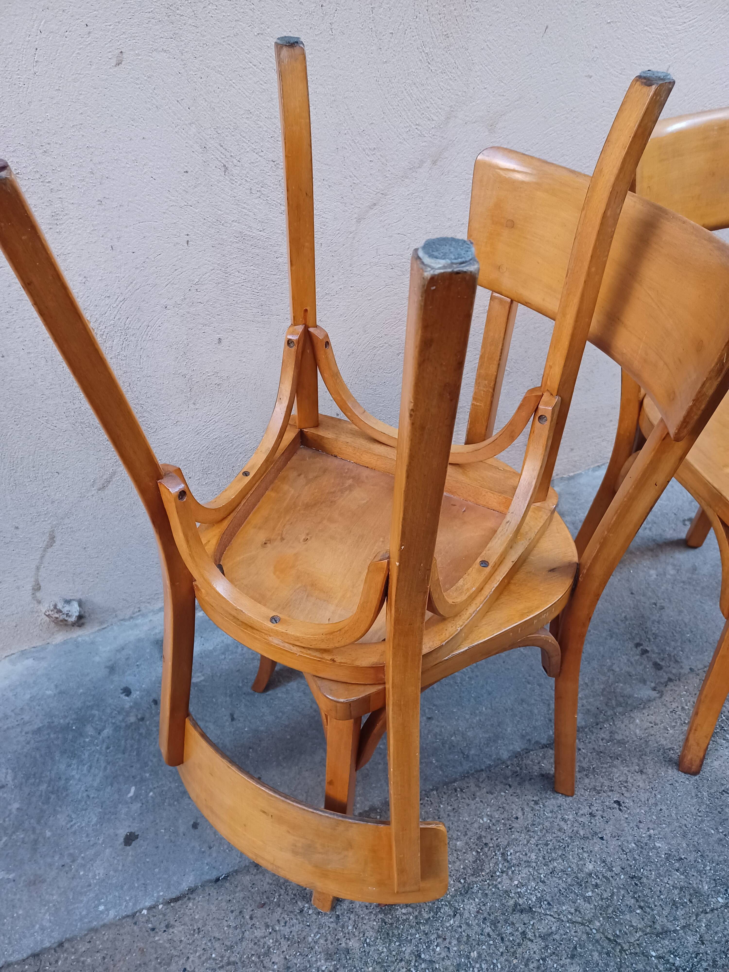 4 chaises "Baumann" | Selency