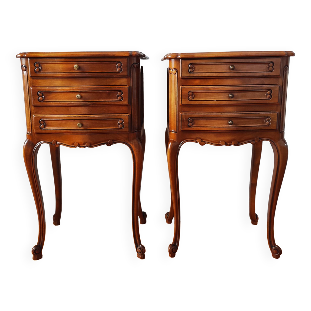 Paire de tables de chevet de style Louis XVI | Selency