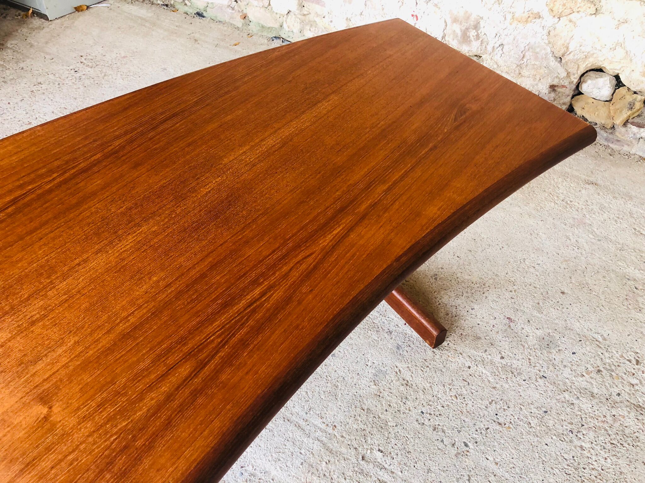 Table basse en teck danoise, Johannes Andersen pour CFC Silkeborg, Circa 60's | Selency