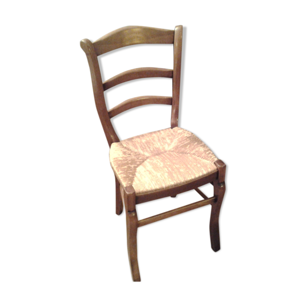 Chaise assise paille | Selency