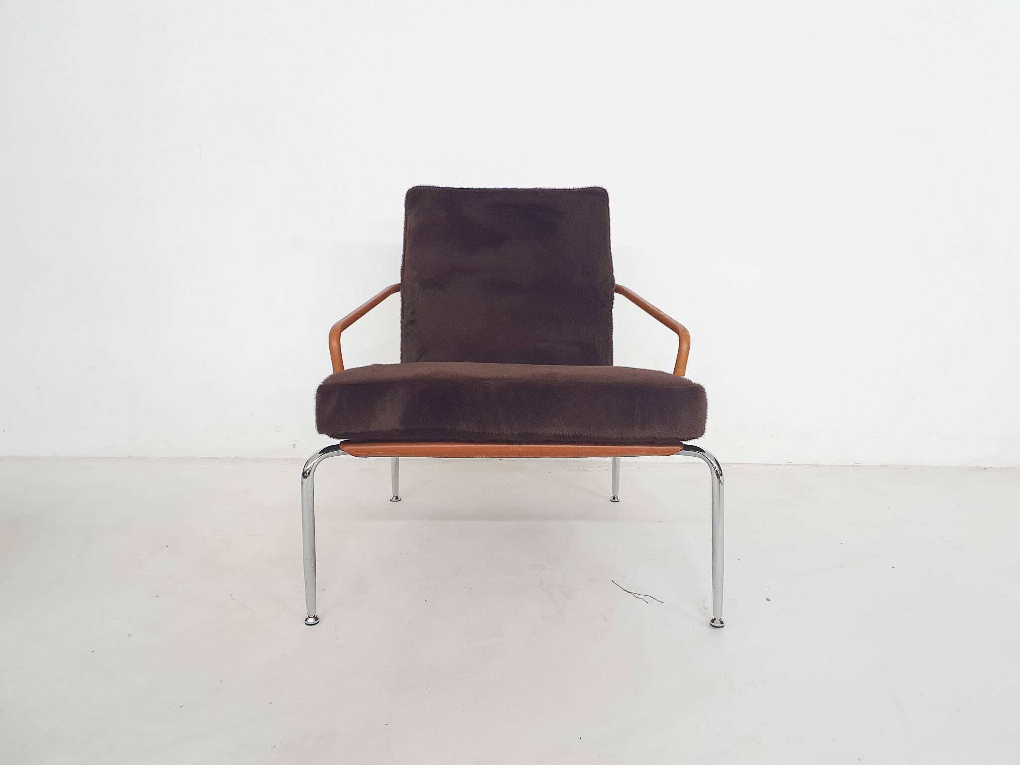 Fauteuil et ottoman « Berman » de Rodolfo Dordoni pour Minotti, Italie ...