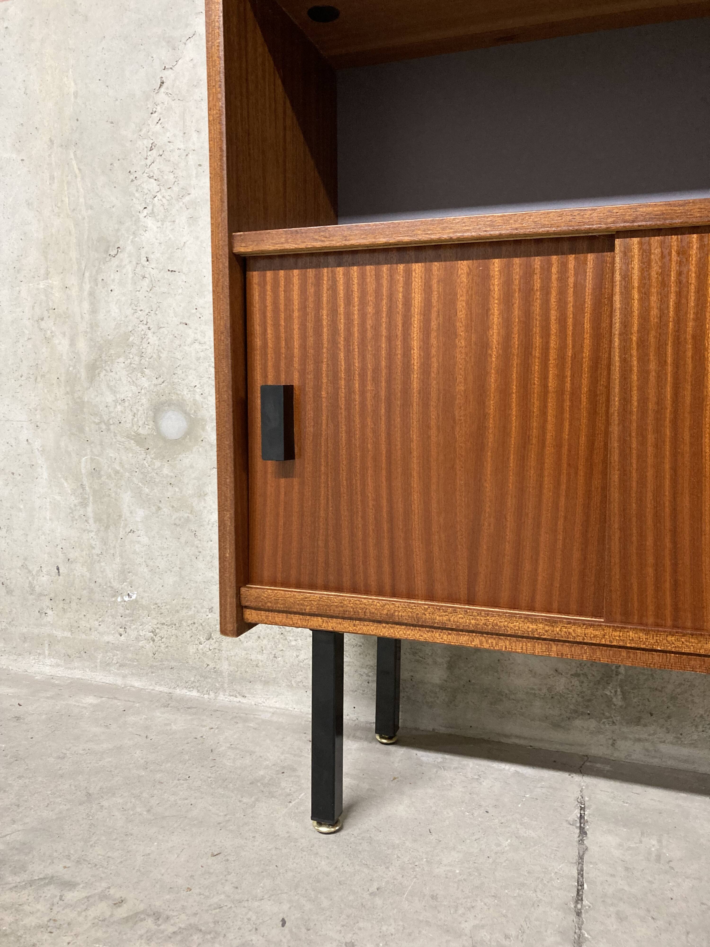 Vintage 60s modernist display case bookcase | Selency