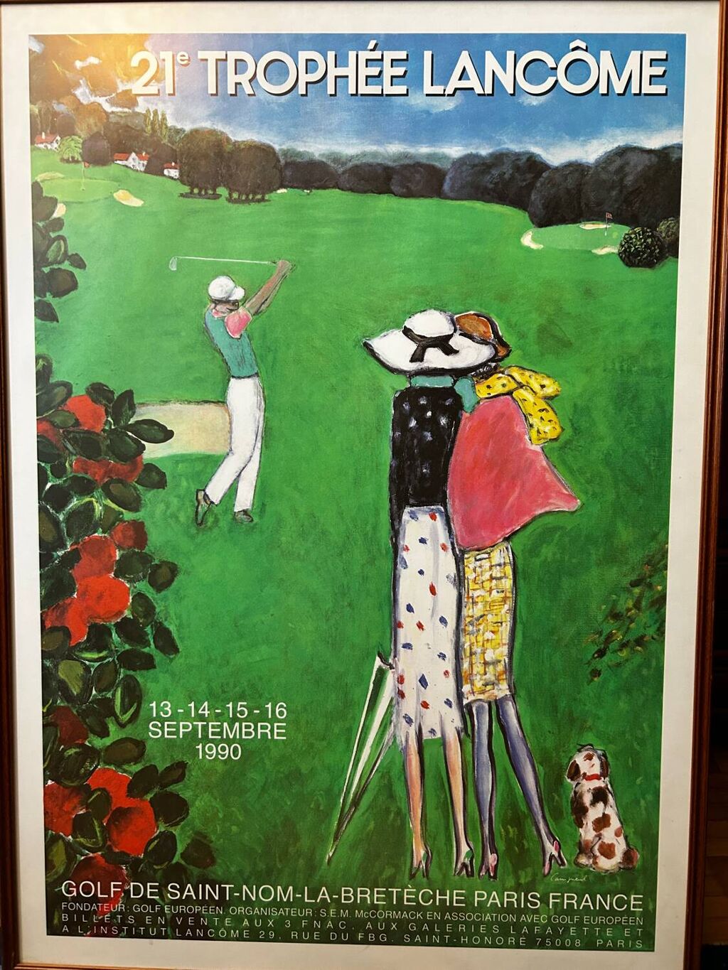 Original Lancôme trophy poster | Selency