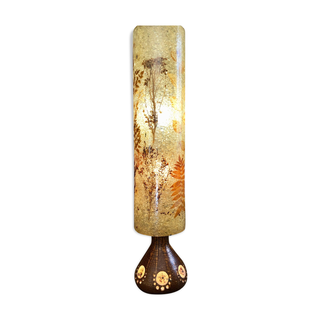 Lampe Accolay par Georges Pelletier en céramique vintage 1970 | Selency
