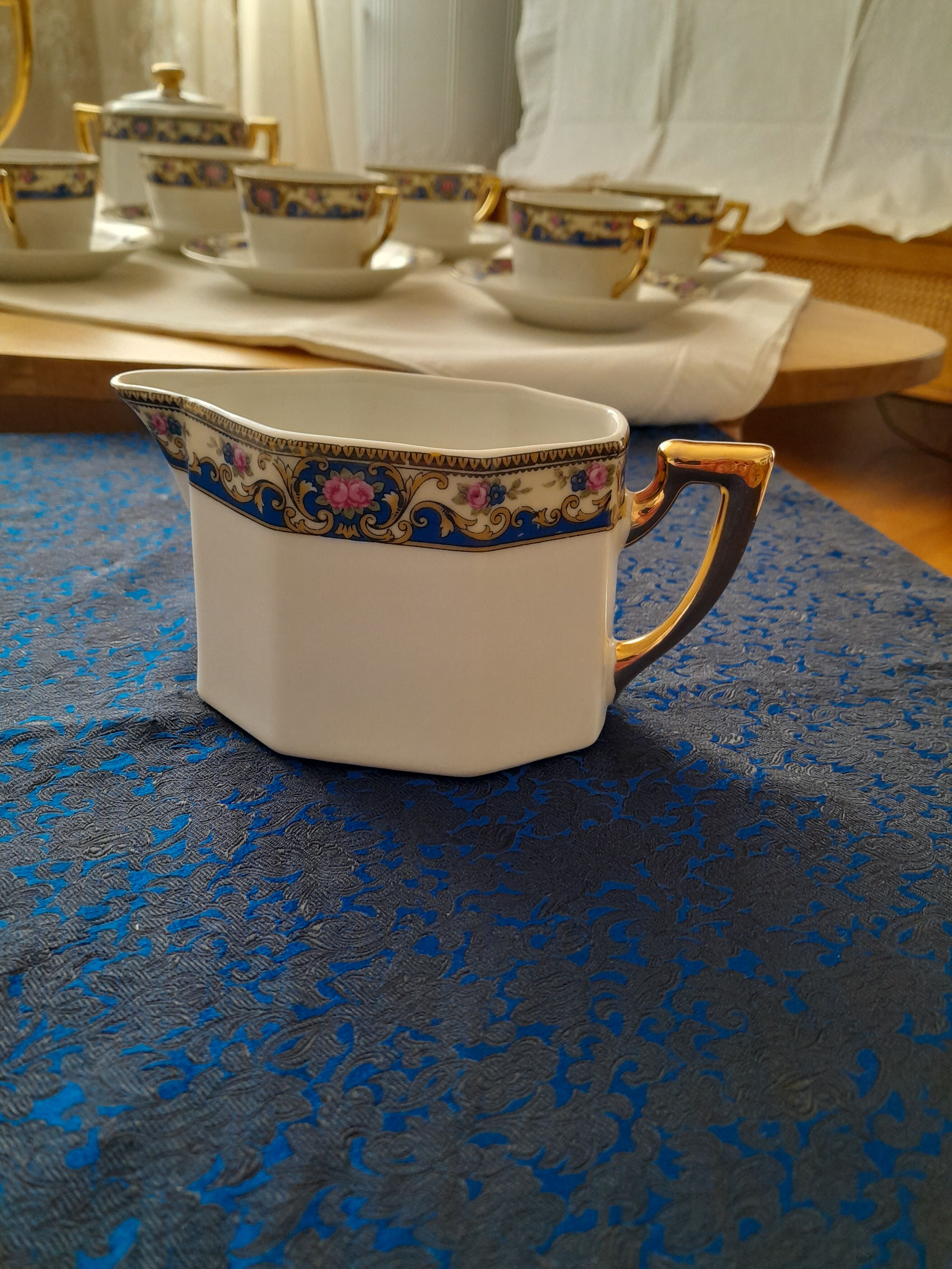 Service à café Art Deco porcelaine de Limoges signé LBC modèle unique ...